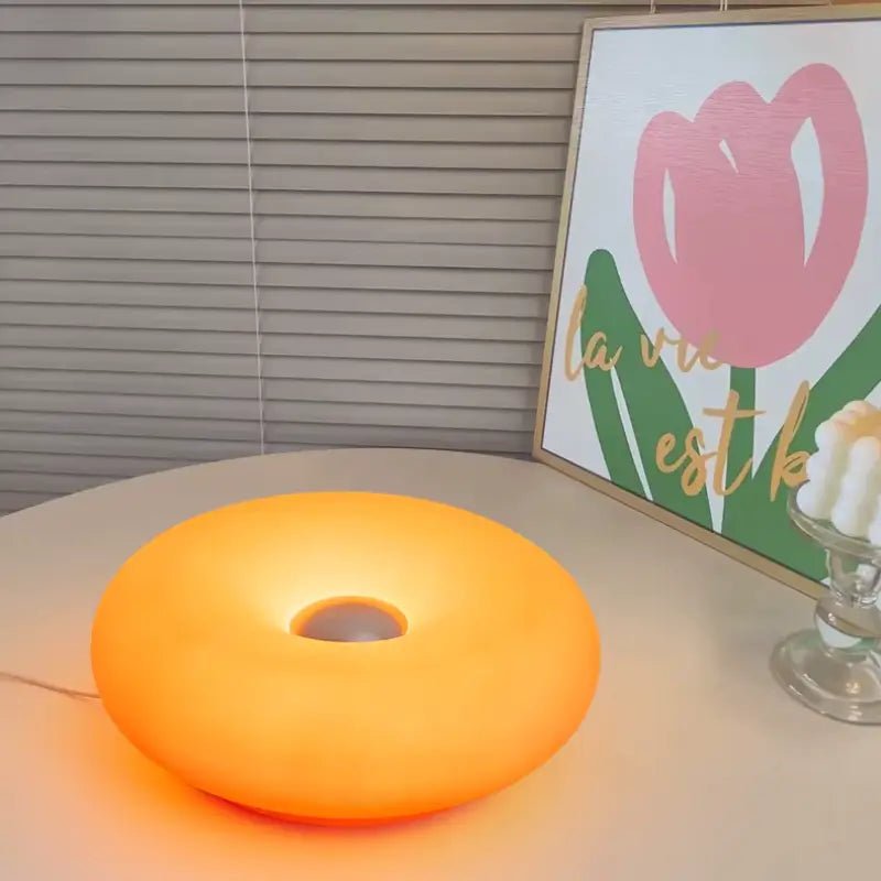 Luminária Decorativa de Mesa Donut LED USB – Casas Gael